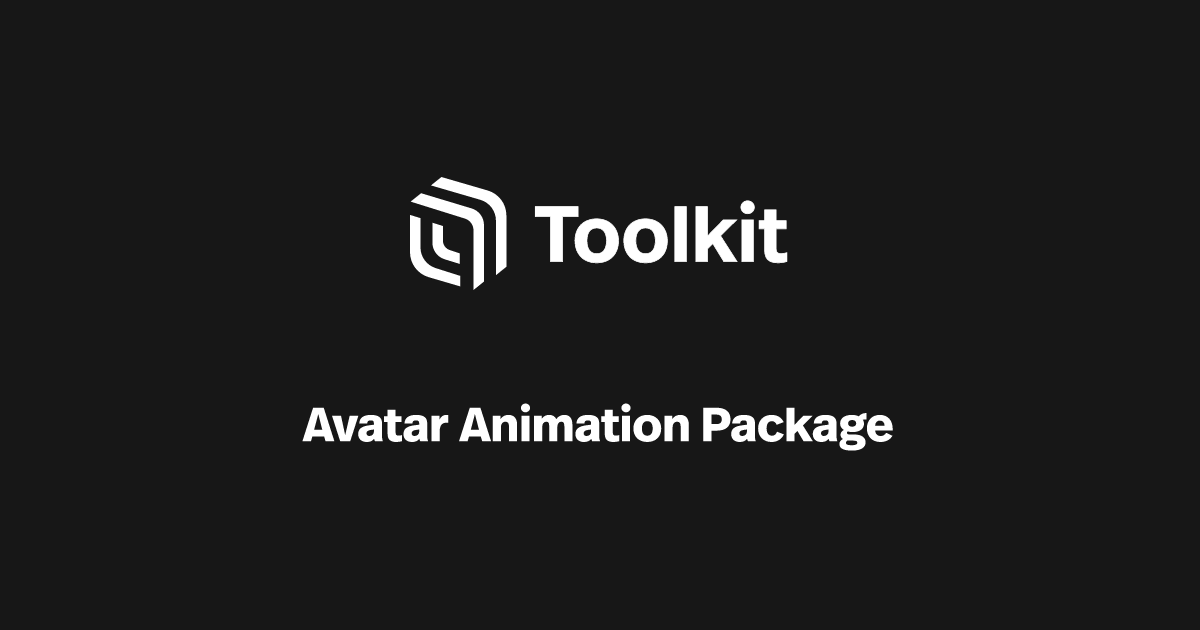 Avatar Animation Package | Spatial Creator Toolkit