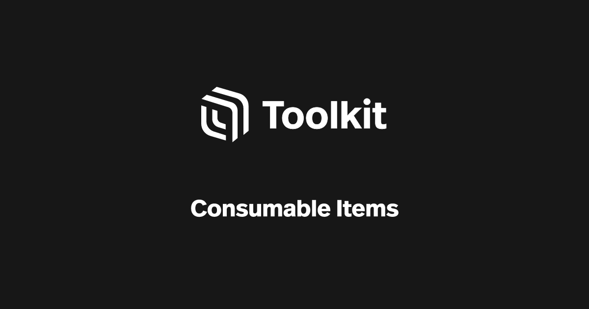 Consumable Items | Spatial Creator Toolkit