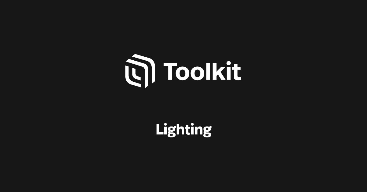 Lighting | Spatial Creator Toolkit